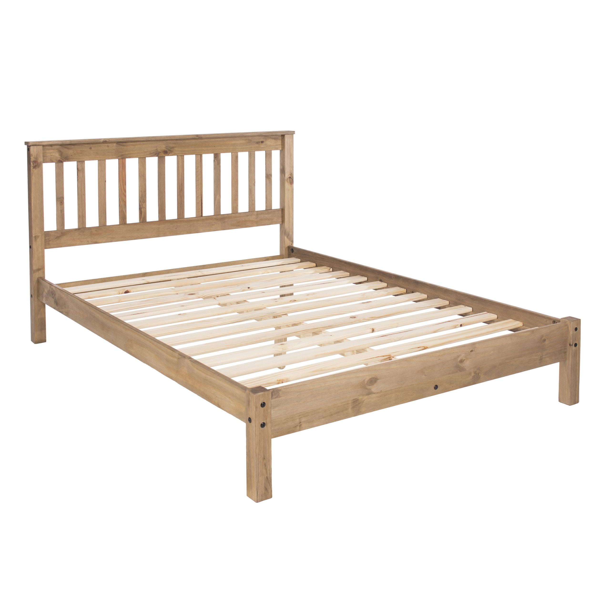 Tenerife slatted low end bedstead - Crediton Beds